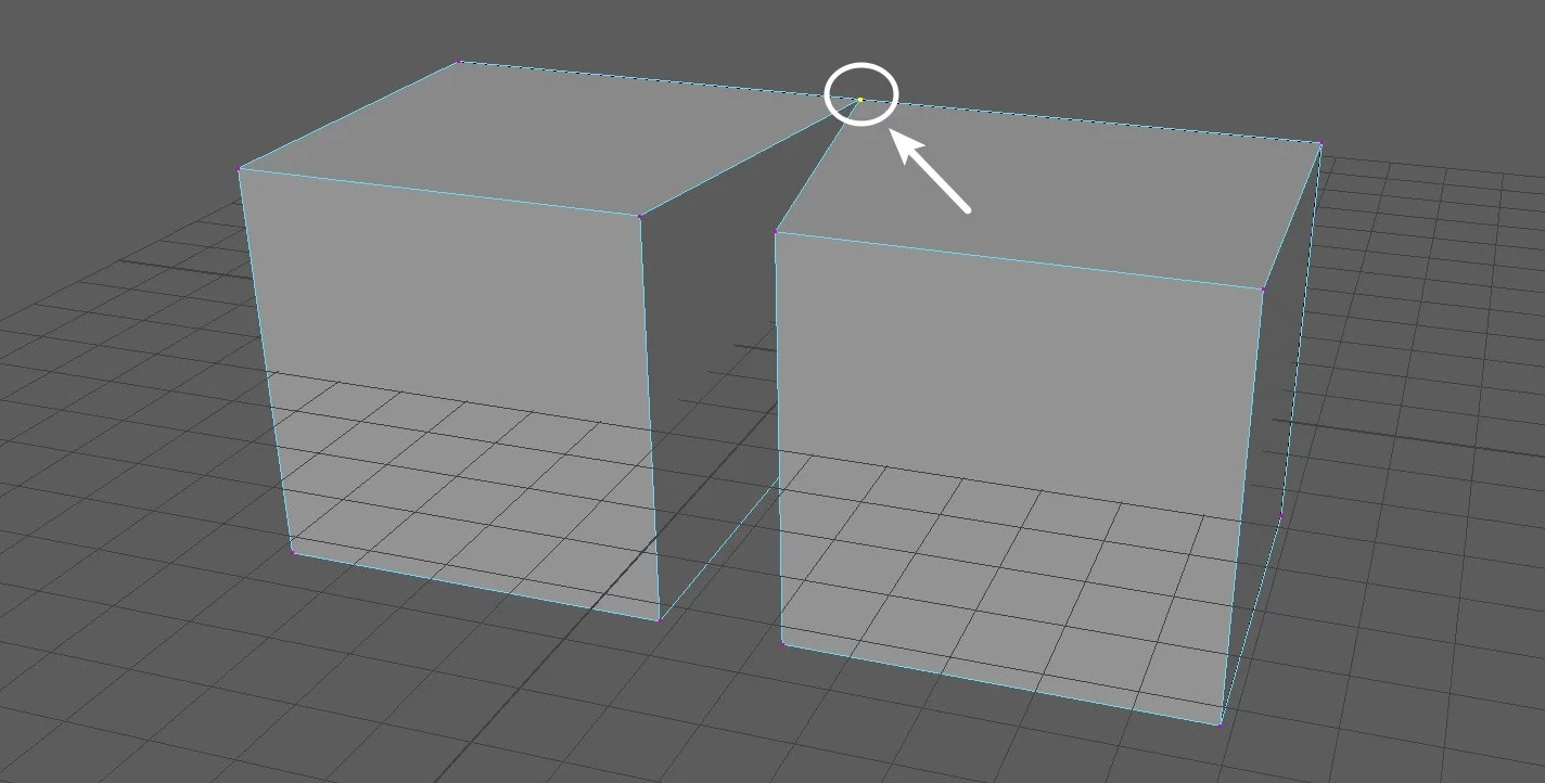 Maya中如何合并焊接顶点(Merge Vertices)？ - 喵喵动画屋